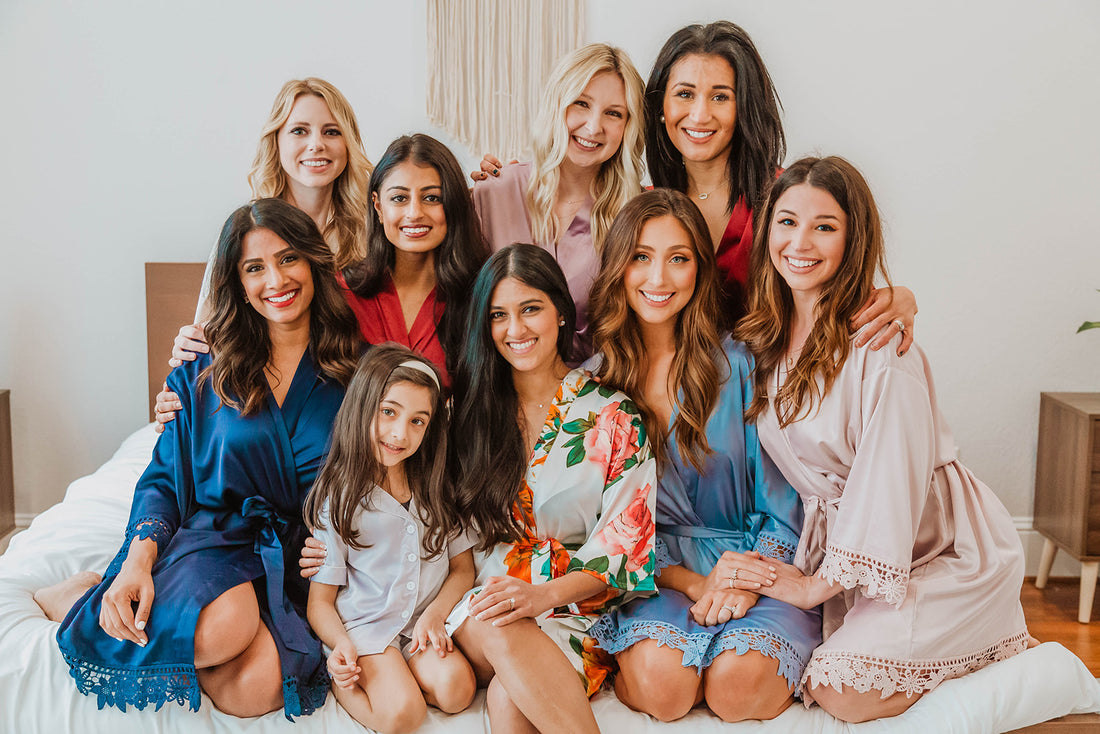 Designer & Luxury Bridal Robes for Brides & Bridesmaids | Bridal Robes ...